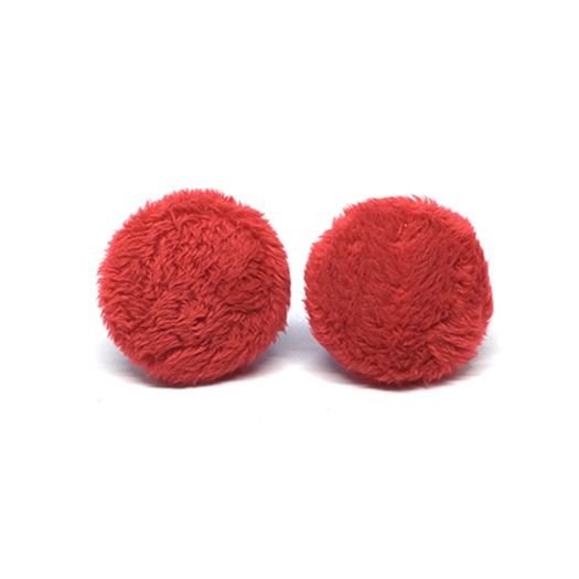 Red Puffs | Ear Fetish